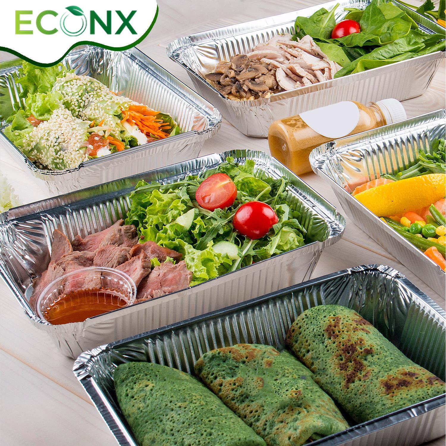 No.9 Aluminium Foil Trays Large Foil Food Container with lids