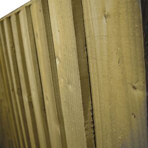 Premier Flat Top Feather Edge Fully Framed Garden Fence Panels