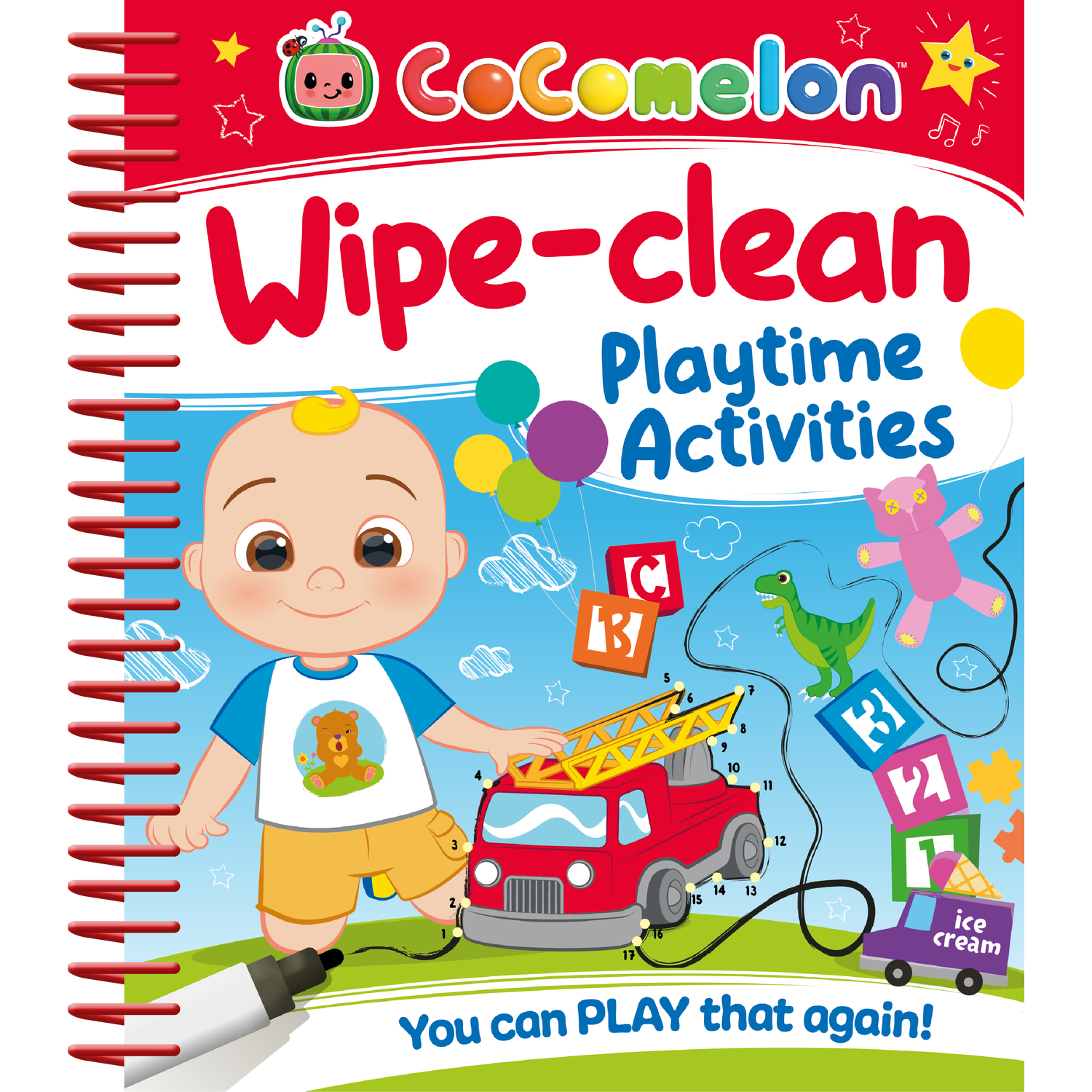 Cocomelon Wipe Clean Activity Book