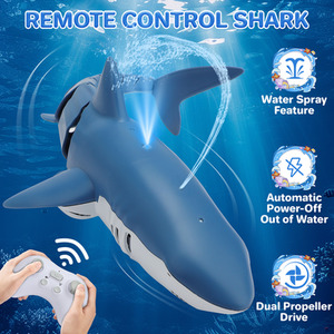 Water Spray Remote Control Shark Toy
