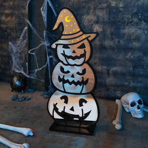 Halloween Pumpkin Stack Infinity Light