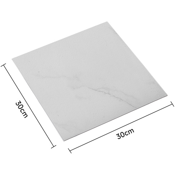 12-Piece Self-Adhesive PVC Marble Floor Tiles