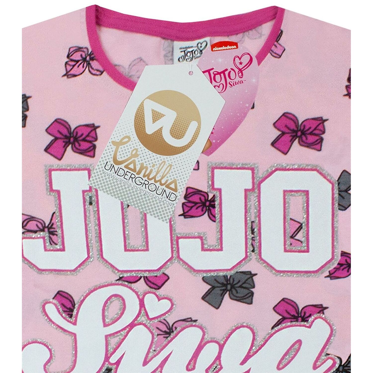 Jojo Siwa Character Girls Short Sleeve Short Leg Pyjama Set