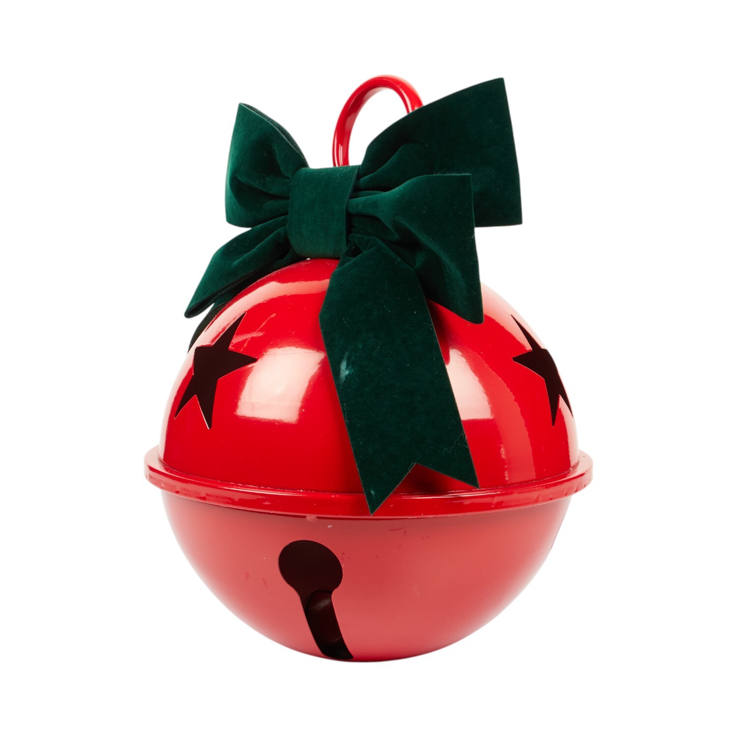 Velvet Bow Bell Decoration