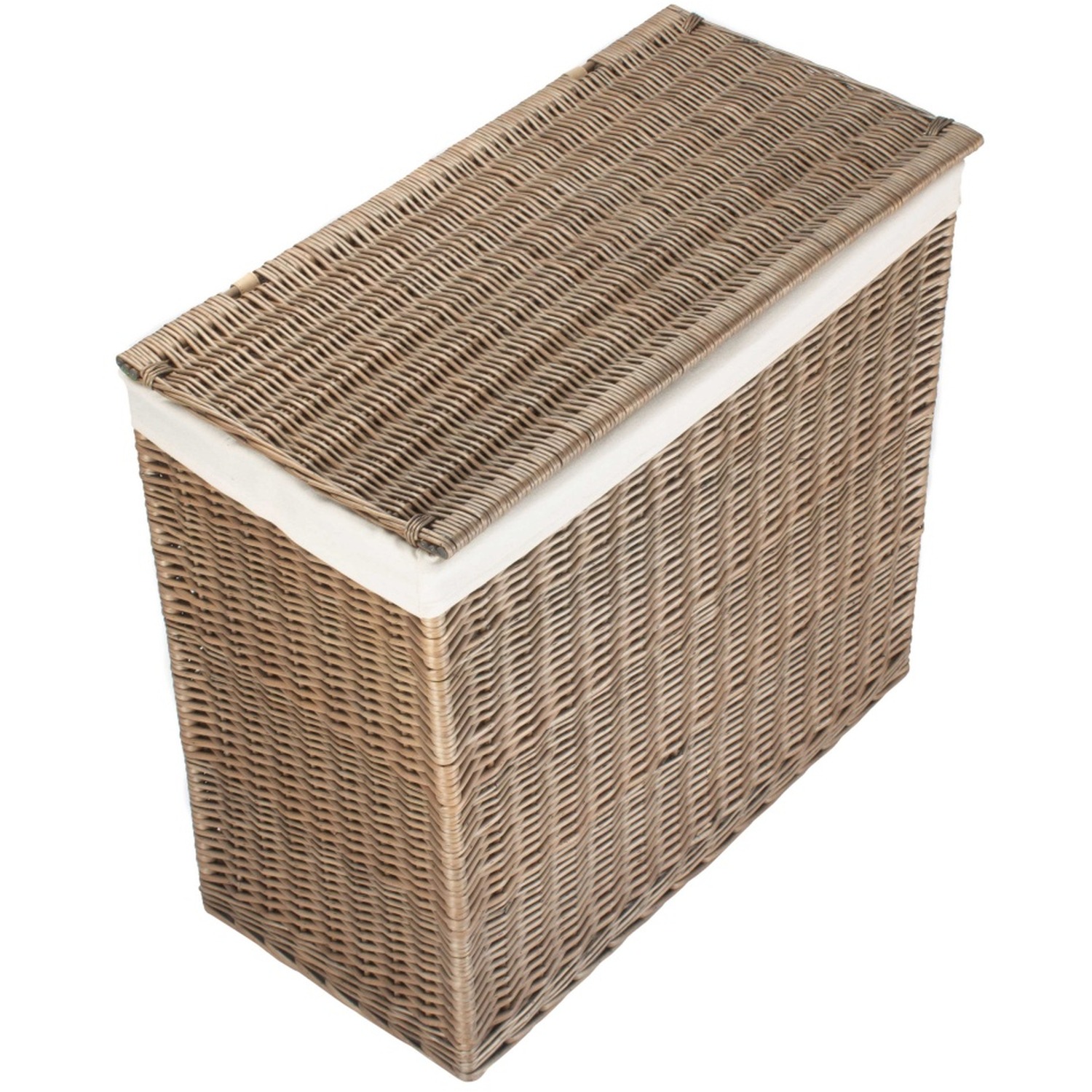 Rectangular Partition Laundry Basket