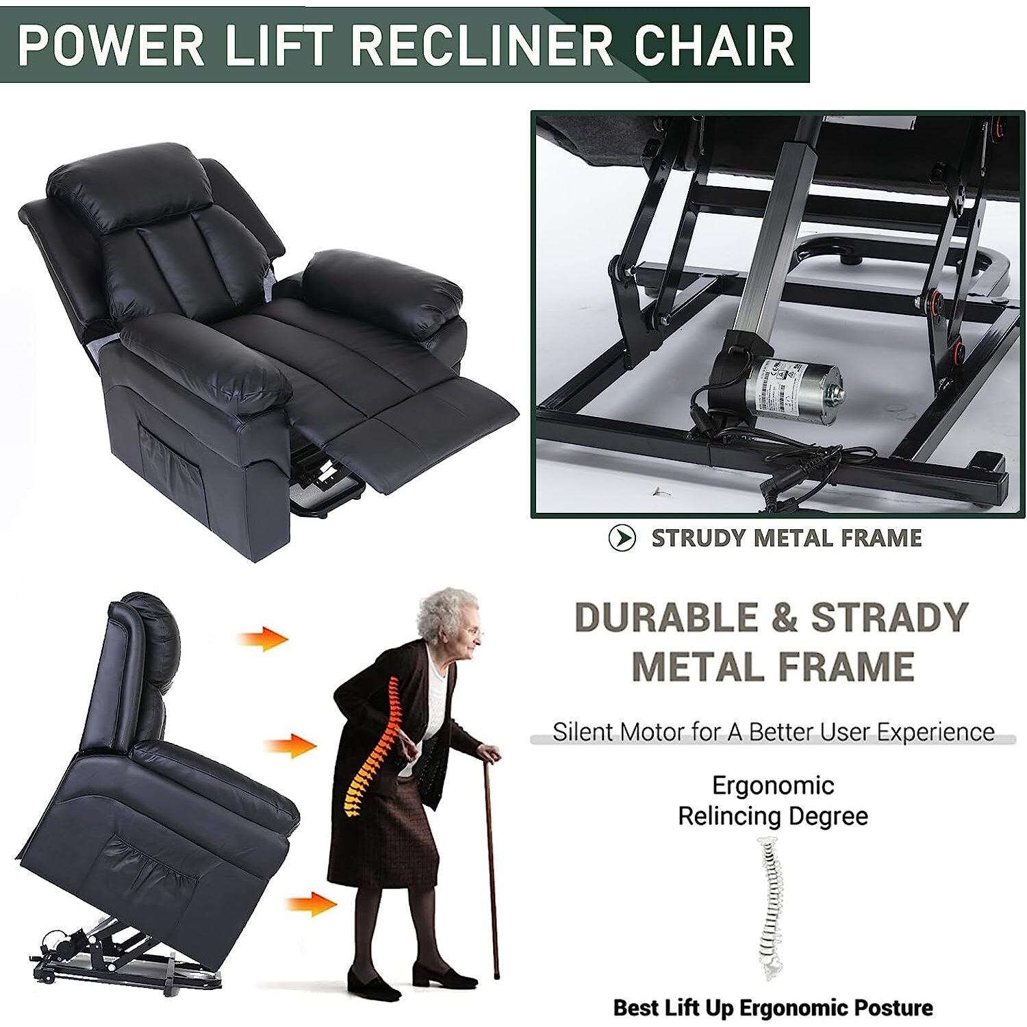 Electric Riser Recliner Chairs for the Elderly
