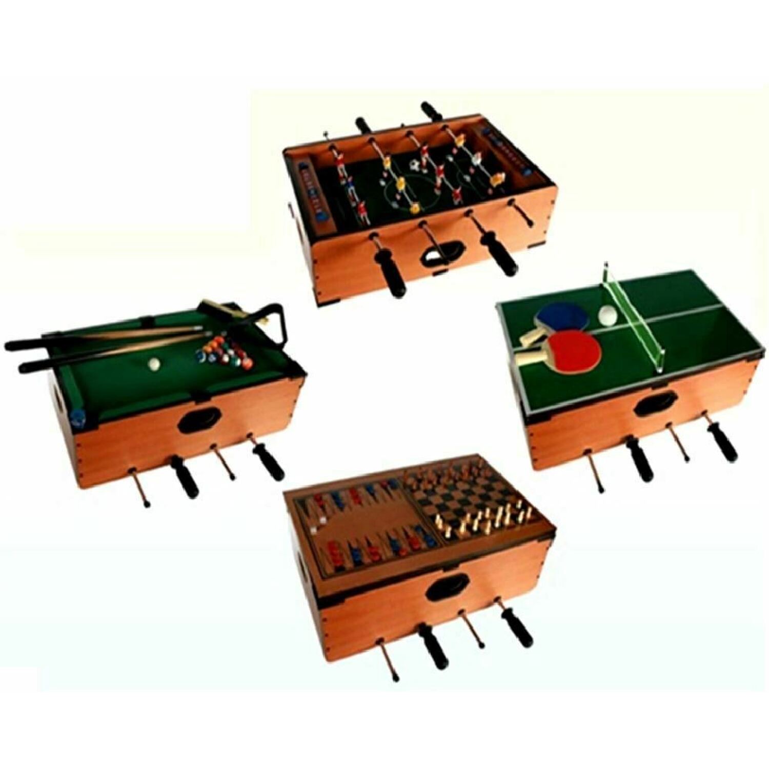 Table Top Game Set 5in1 Football Tennis Chess Pool Snooker