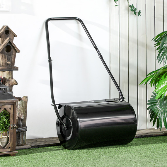 Steel Push 38L Garden Lawn Roller