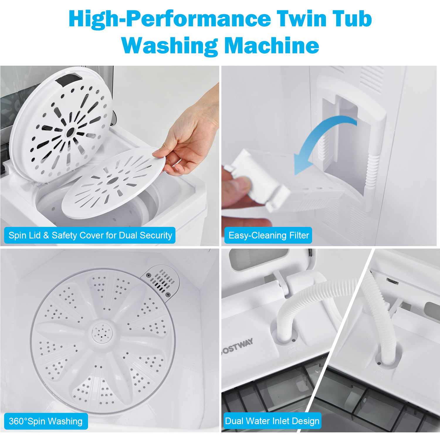Twin Tub Portable Washing Machine