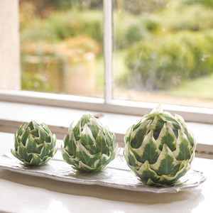 Set of 3 Artificial Variegated Ivy Ball Plants