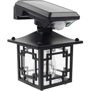 3W Solar Lantern light with PIR Motion Sensor, Outdoor LED Security ...
