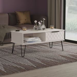 Harlequin Ready Assembled 1 Drawer Coffee Table
