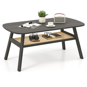2-Tier Rectangular Center Table