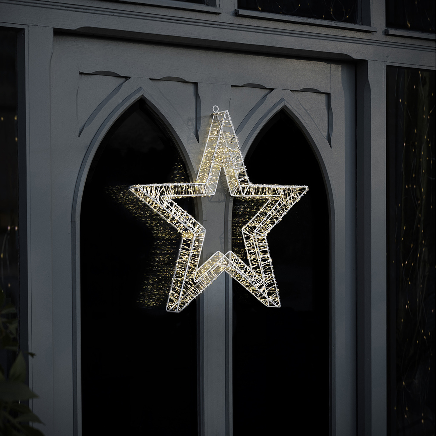 Charles Bentley Light Up Star with Micro LED Lights Indoor Outdoor