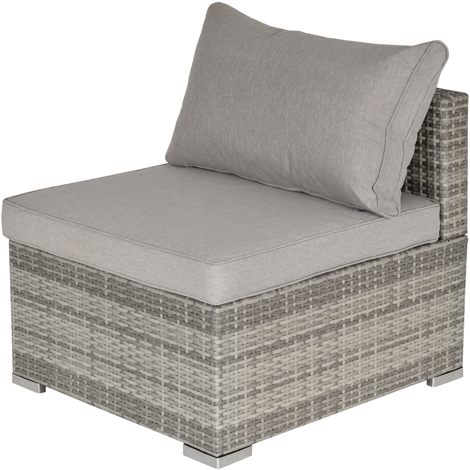 Outdoor Rattan Single Middle Sofa