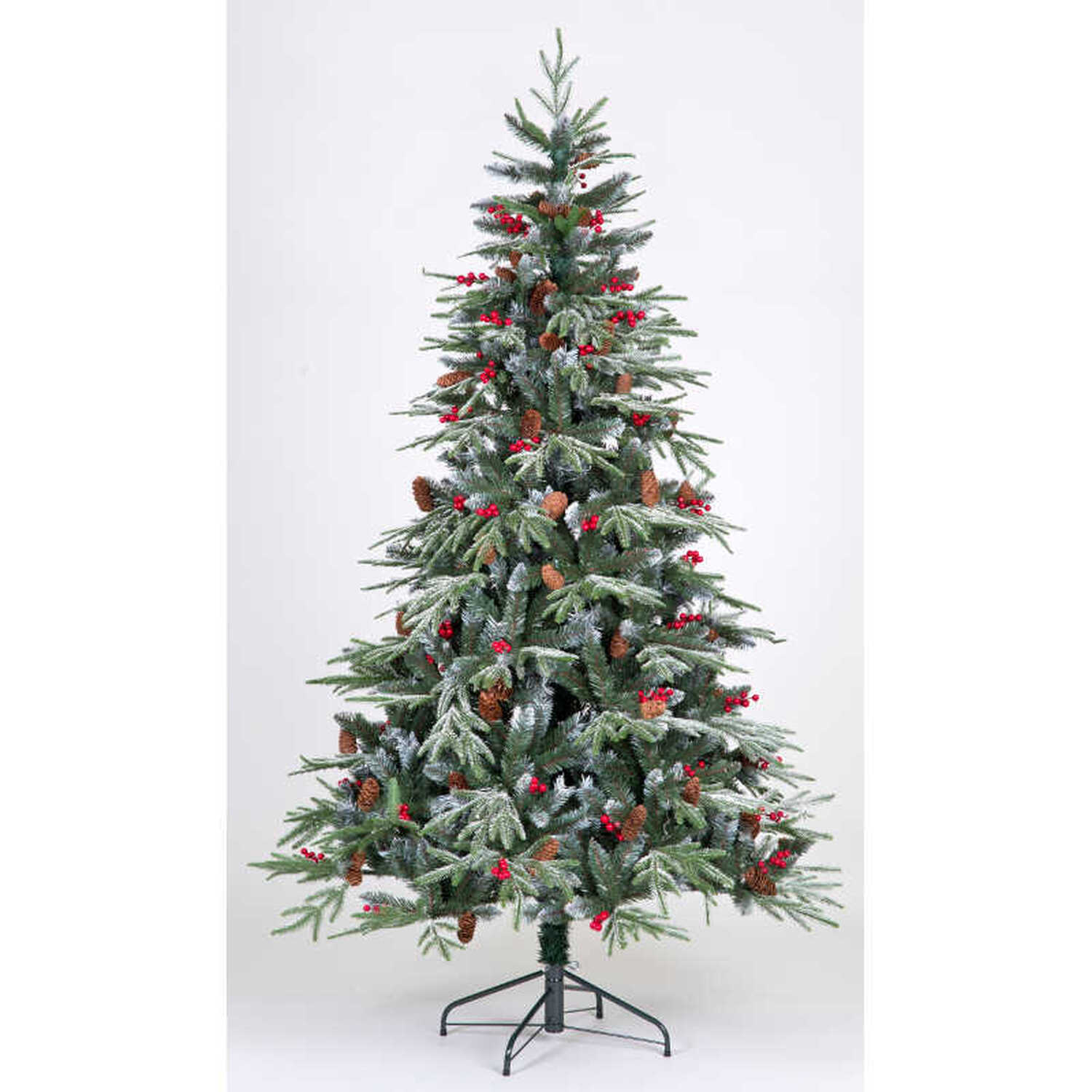 Ontario Spruce PE Flocked Tree