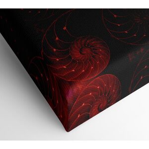 Red Shell Delight Canvas Print Wall Art