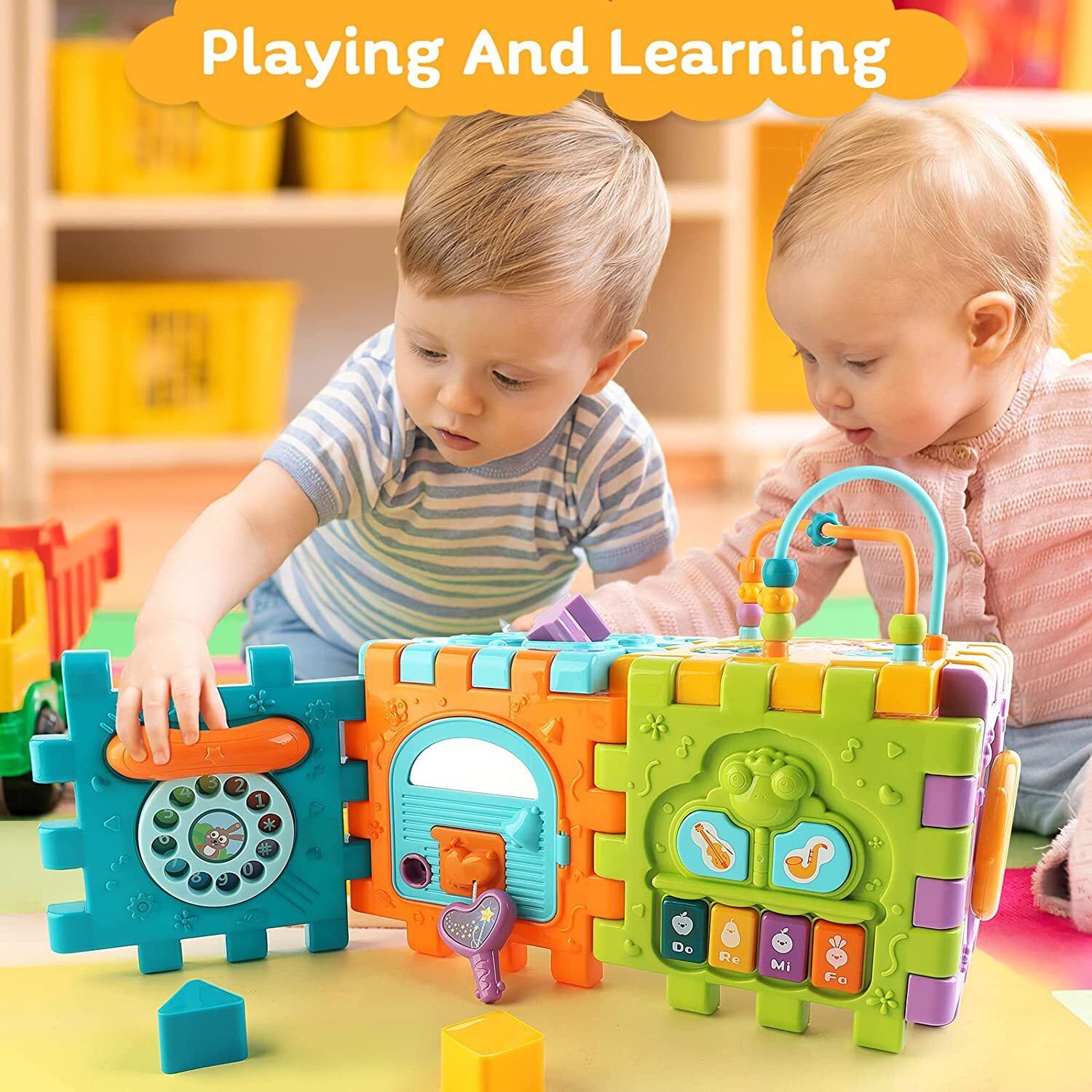 6 in 1 Musical Activity Cube for Babies