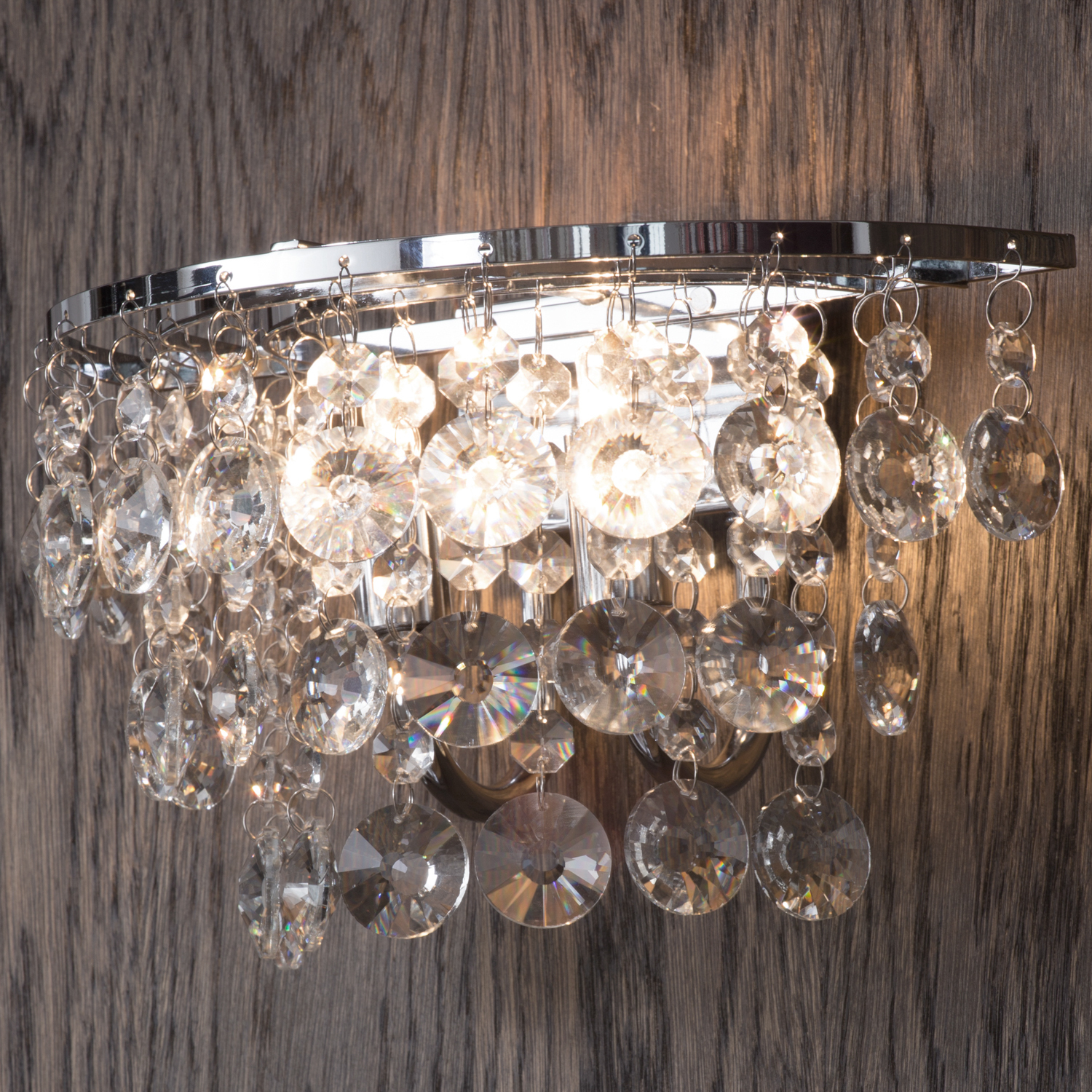 Montego Crystal Effect Wall Light