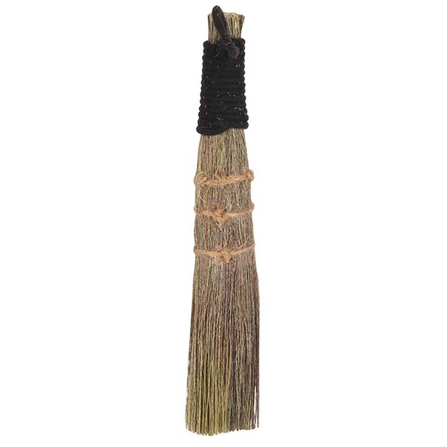 20Cm Broom With Hamsa Hand Charm