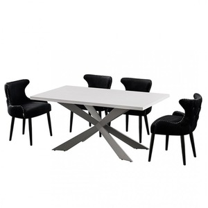 Oxford Duke LUX Dining Set with a Table and 4 Chairs