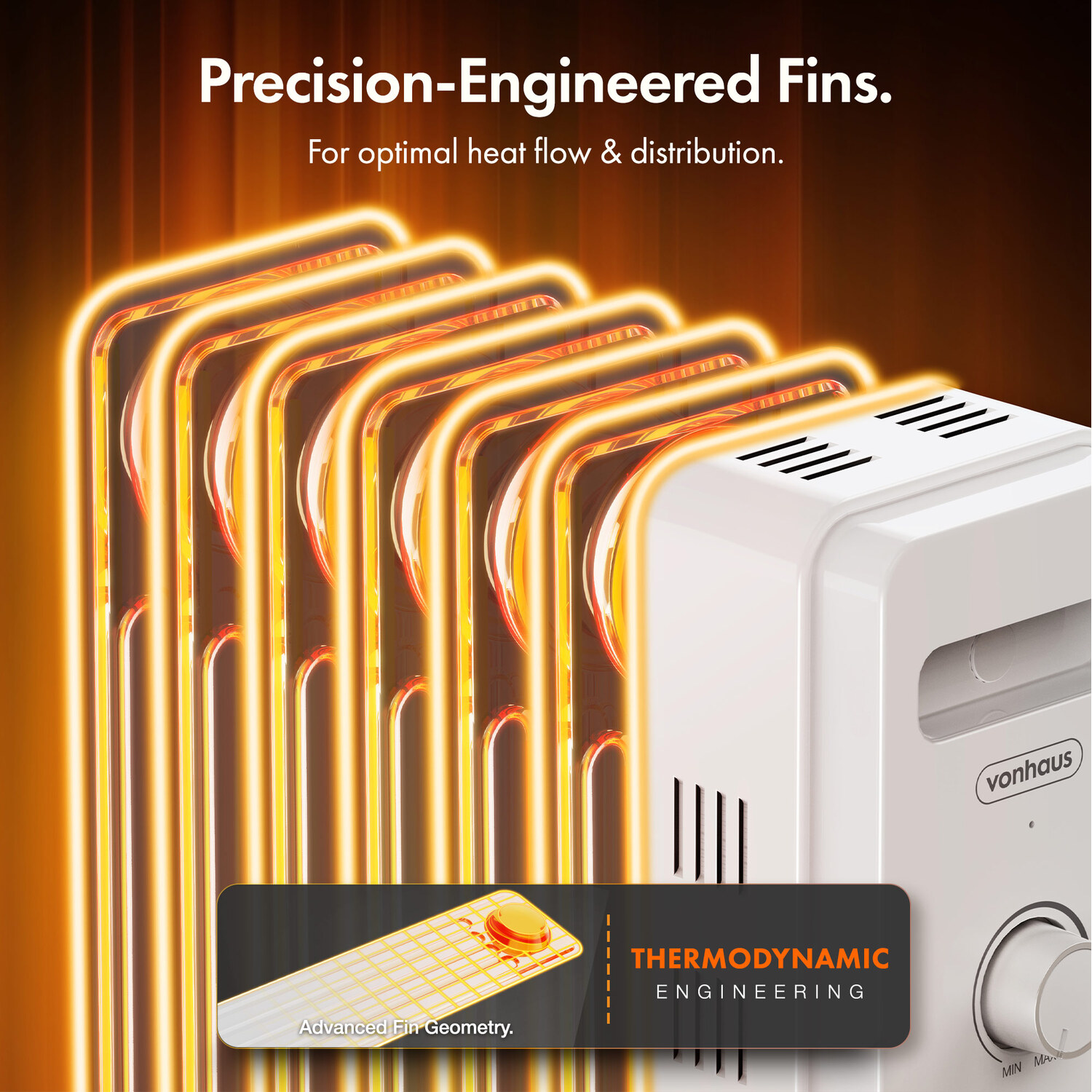 Oil Filled Radiator 7 Fin 1500W