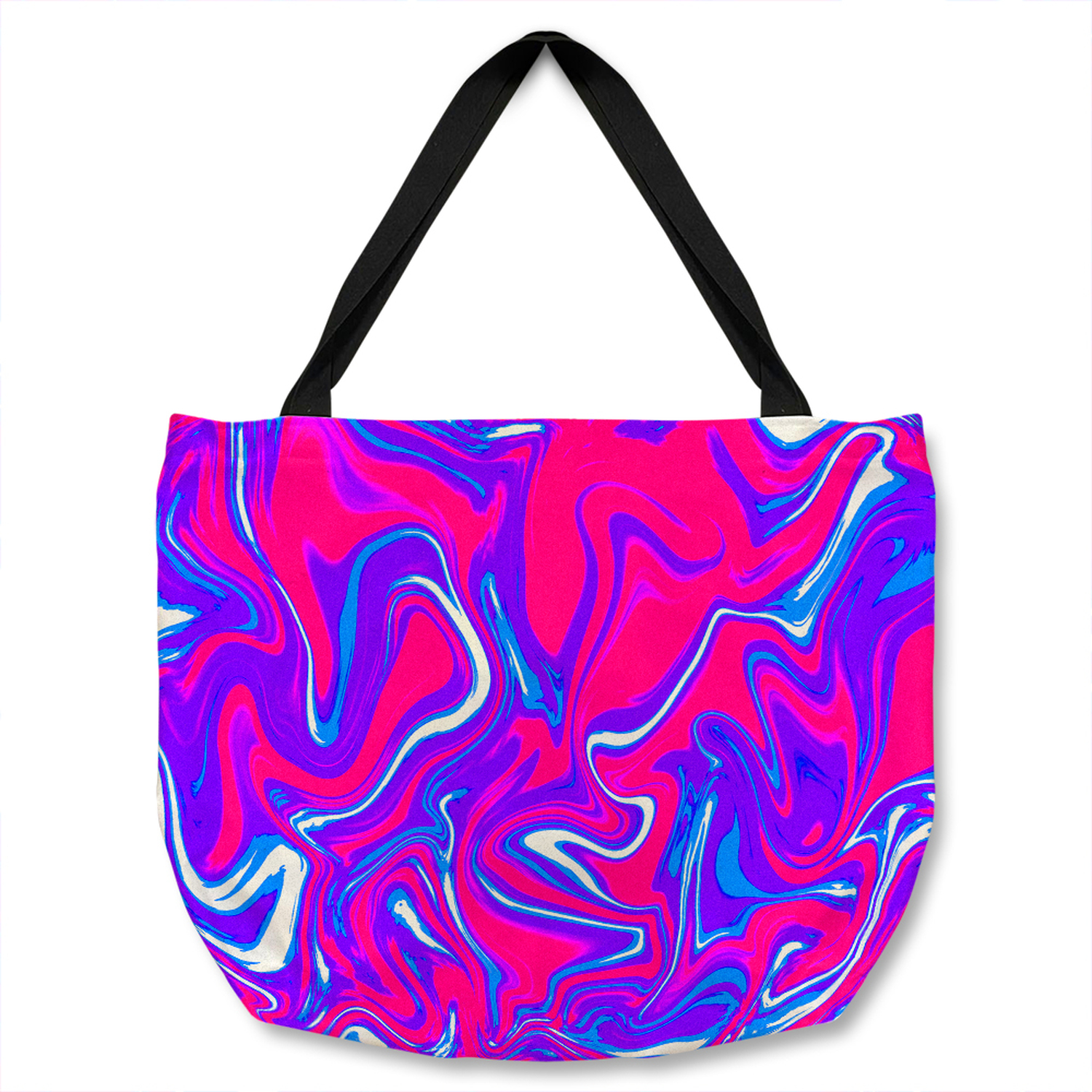Pink Blue Marble Tote bag