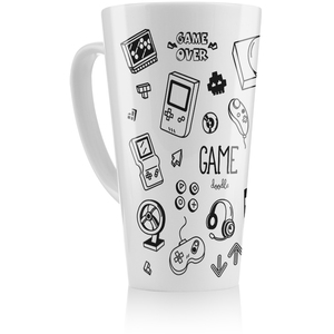 Game Doodles Latte Mug