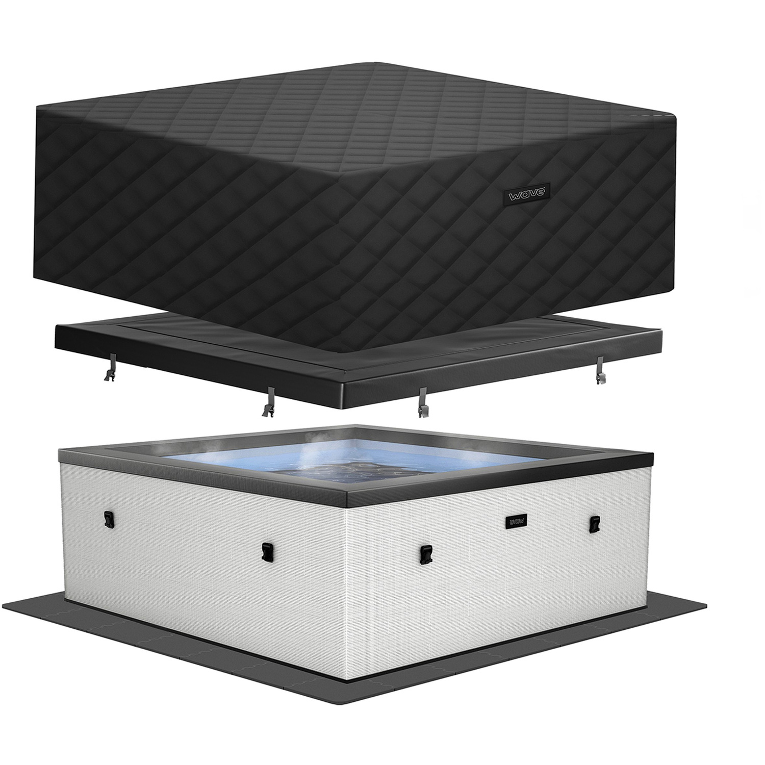 Wave Garda, 6-Person Eco Foam Hot Tub, Integrated Heater