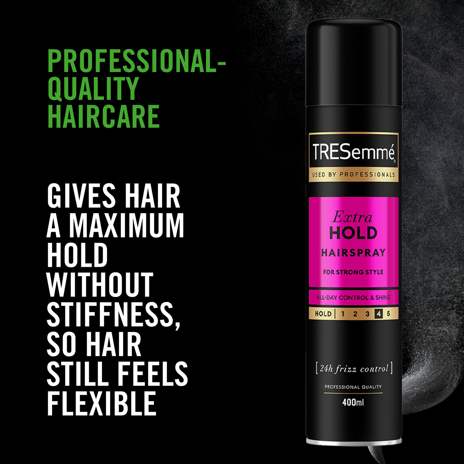 TRESemme 24-Hour Frizz Control Hair Spray, Extra Hold, 400ml