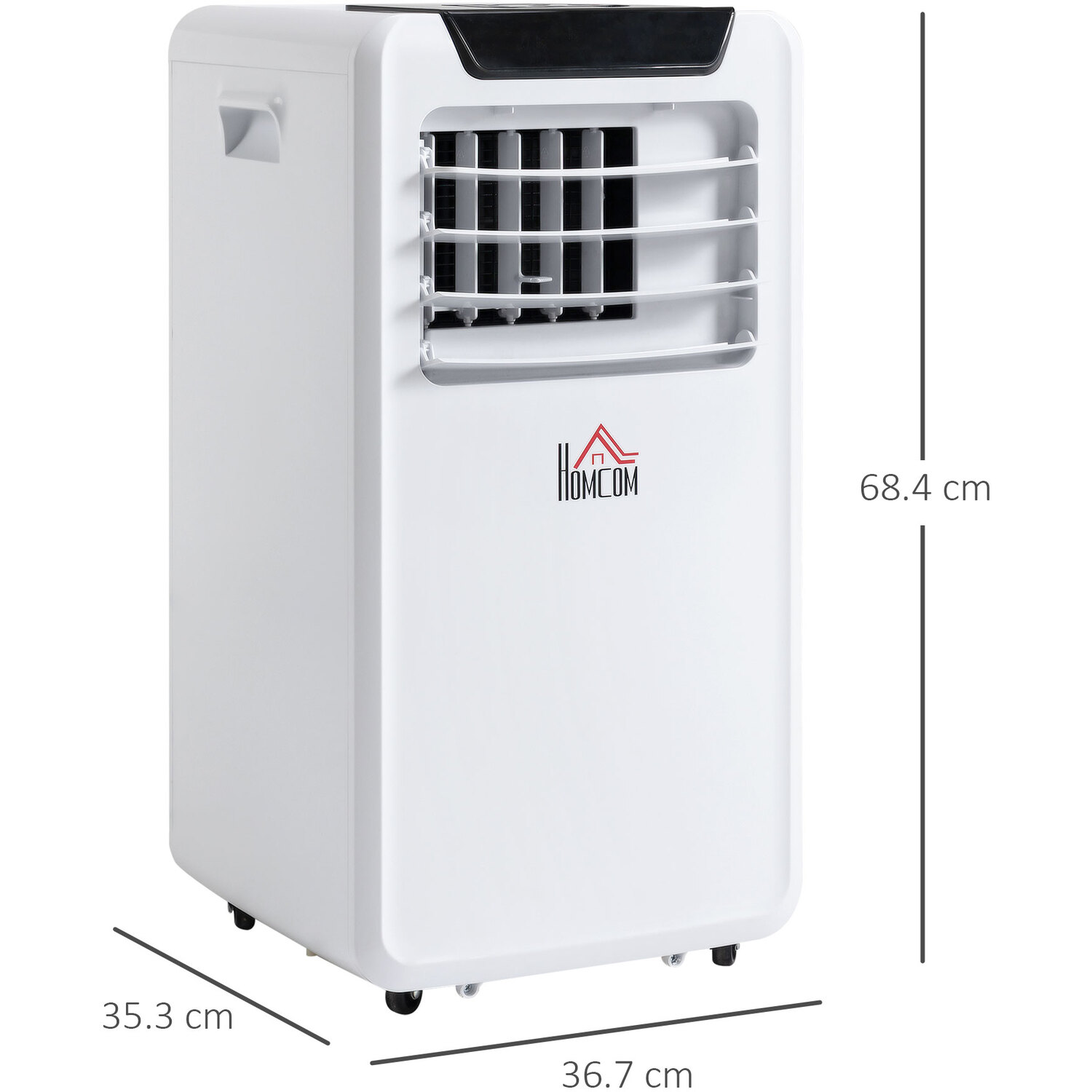 HOMCOM 10000 BTU Mobile Portable Air Conditioner Ac Unit with RC