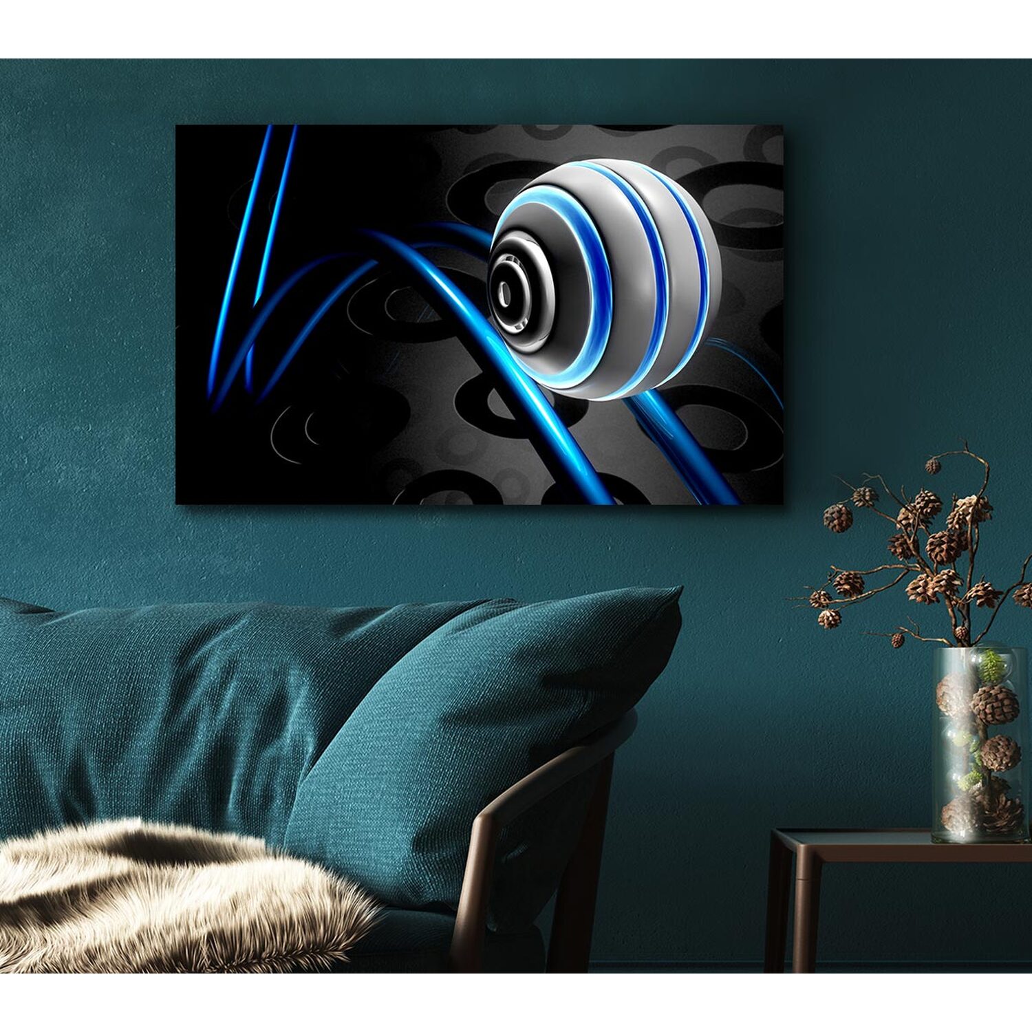 Roller Coaster Canvas Print Wall Art