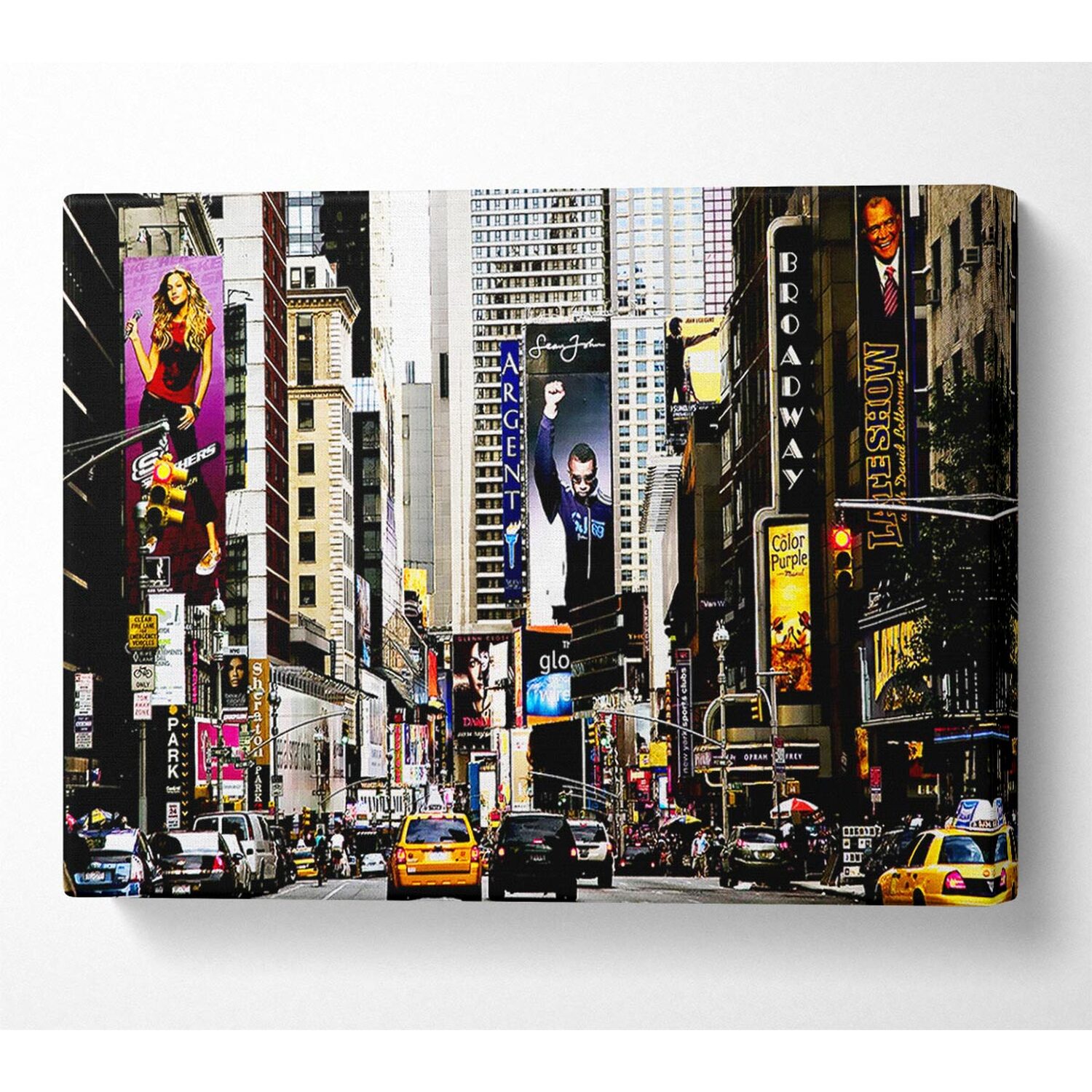 New York Broadway Days Canvas Print Wall Art