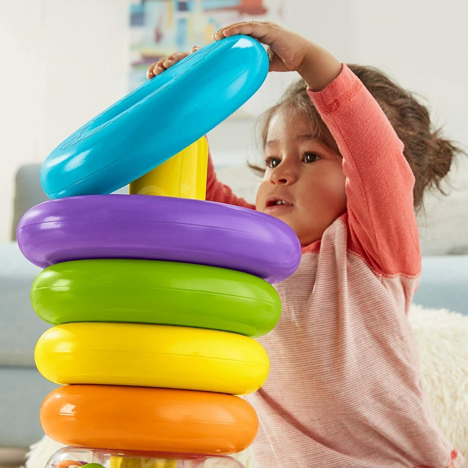 Pull-Along Activity Blocks Toy Wagon