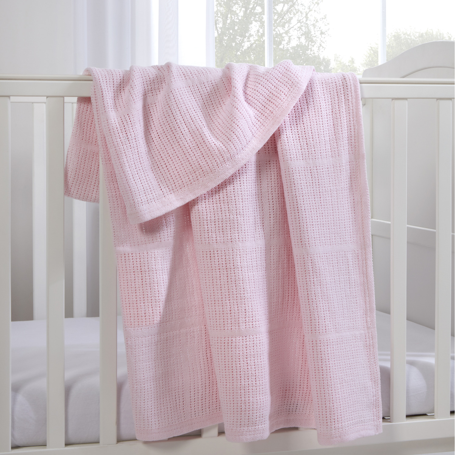 CDL Baby Cotton Cellular Blanket