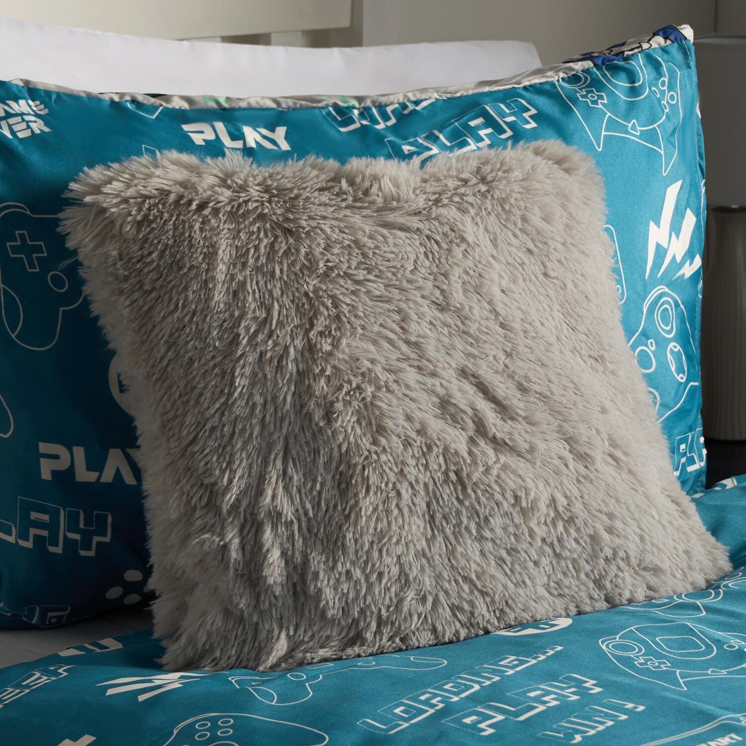 Fluffy Square Filled Cushion