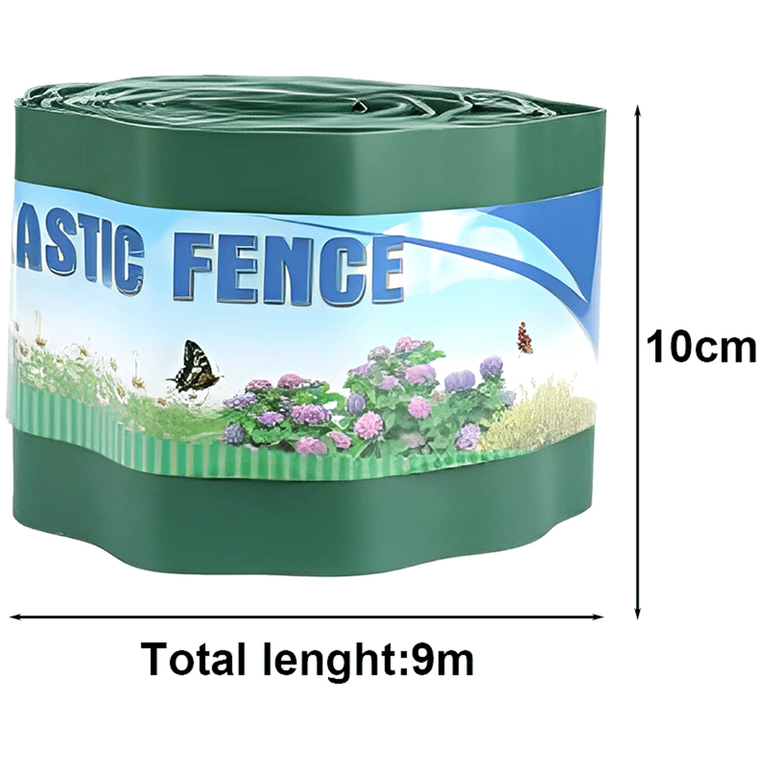 Wavy Garden Border Fence Garden Edging