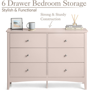 6 Drawer Bedroom Storage Chest