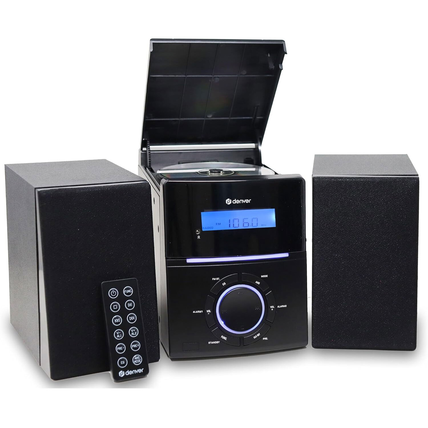 Compact Micro HiFi with FM Radio and Alarm