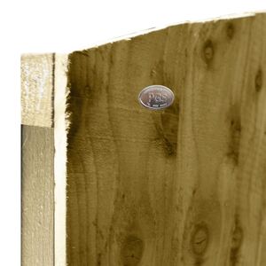 Premier Dome Top Feather Edge Fully Framed Garden Fence Panels