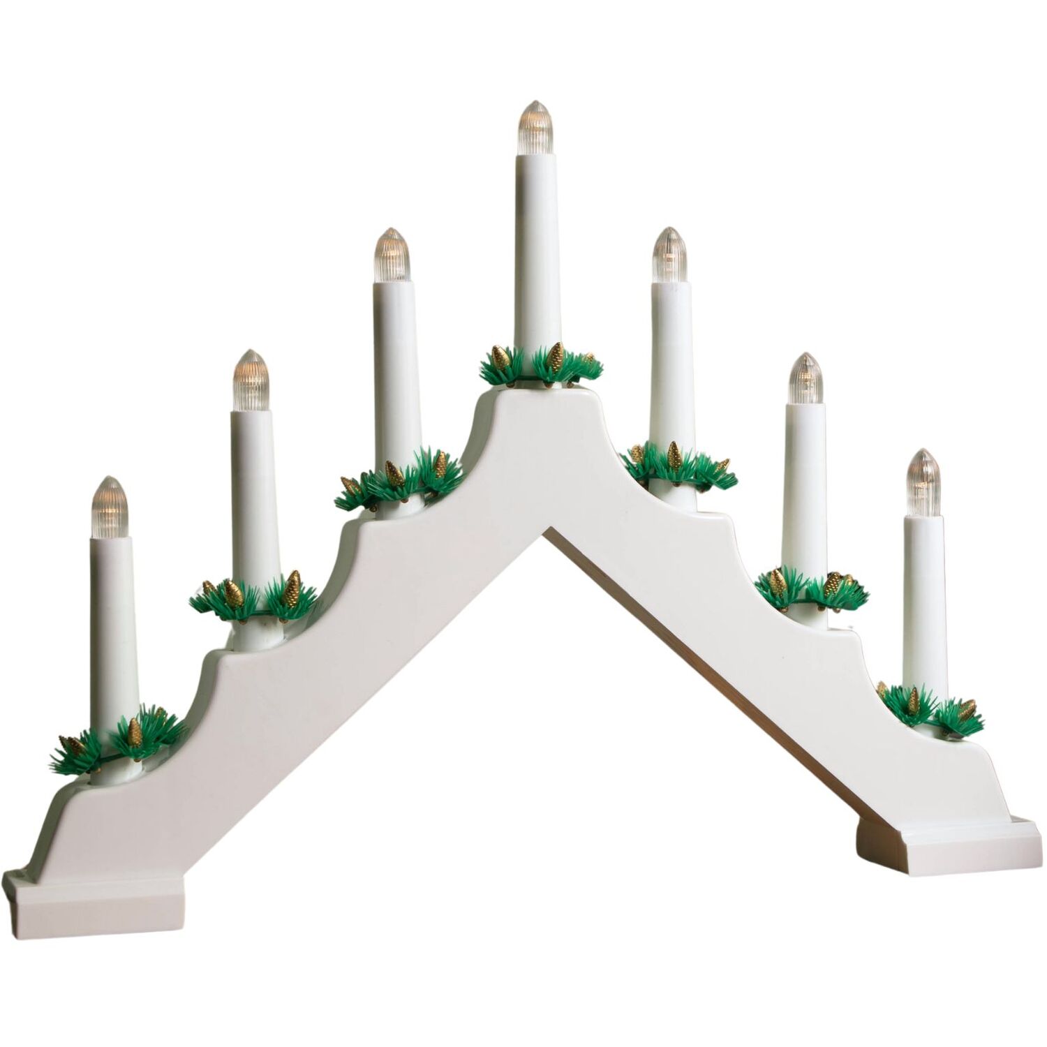 Light up Christmas Candle Bridge with 7 LEDs