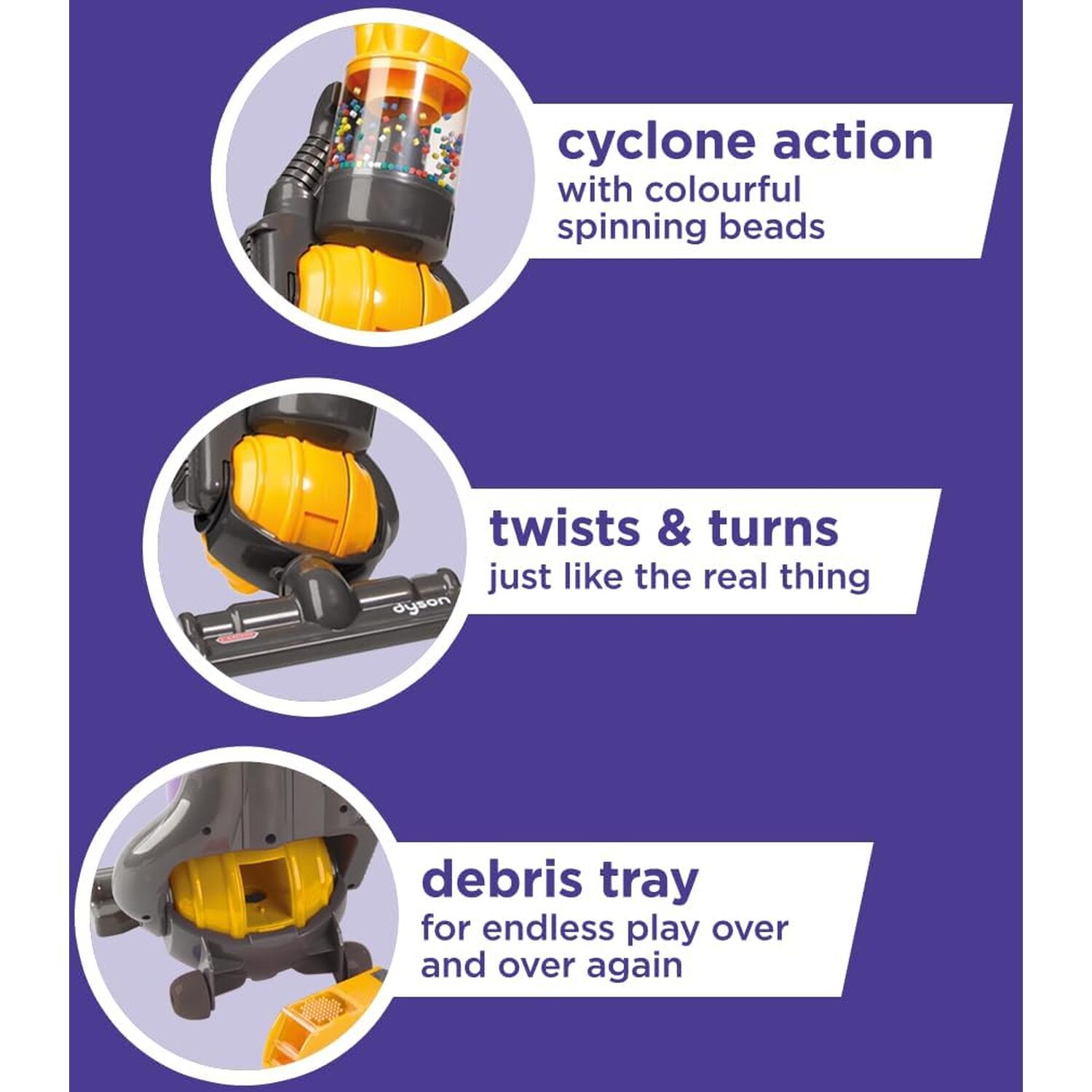 Dyson Ball Toy Hoover with Real Suction