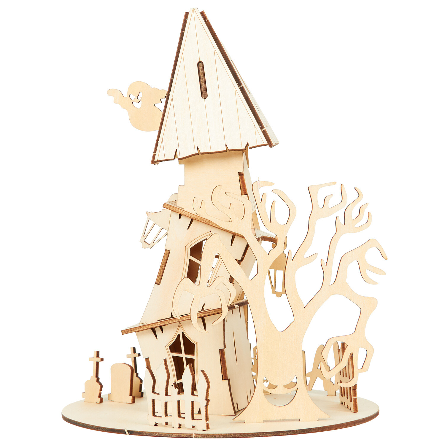 Make Your Own Standing Wooden Haunted House