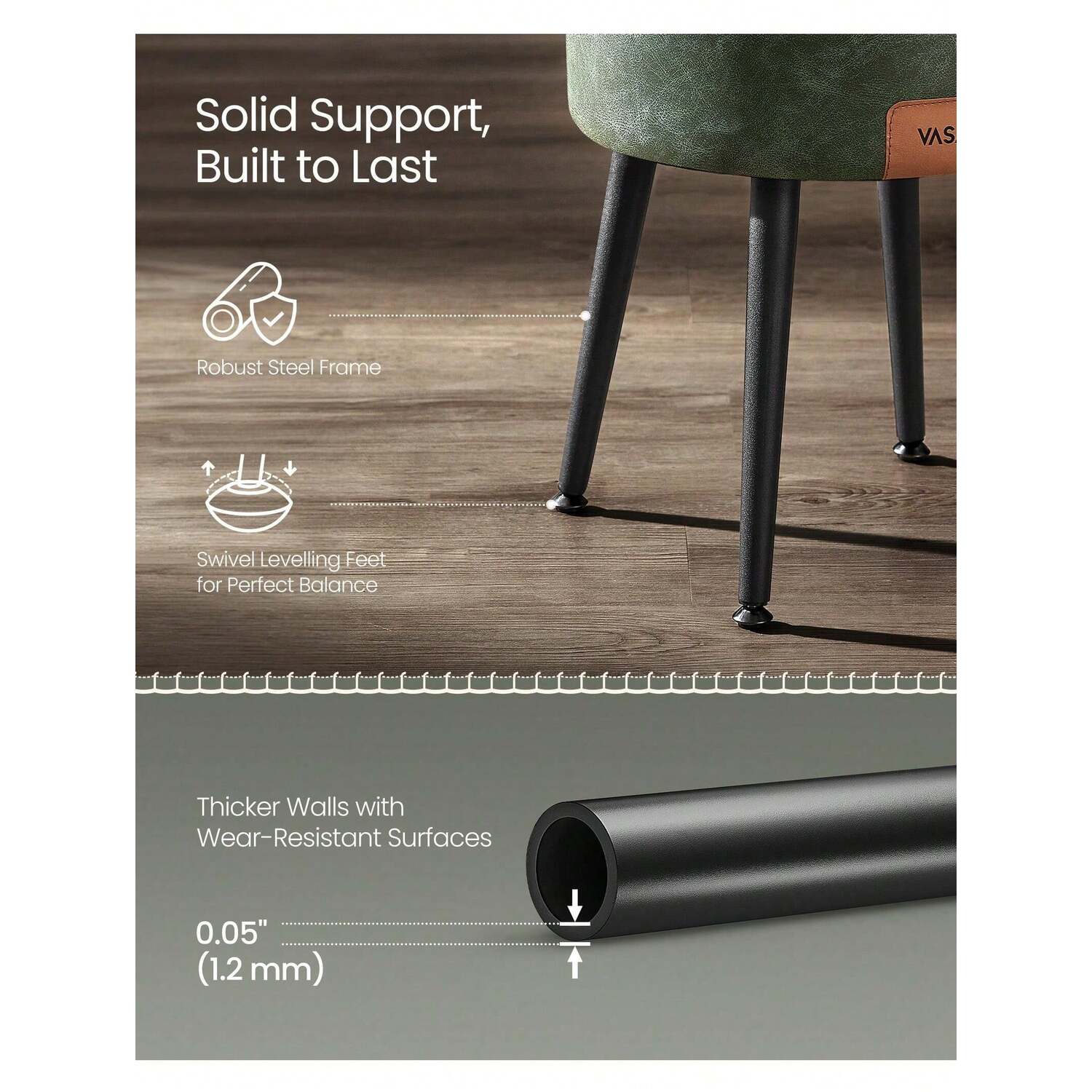 EKHO Storage Ottoman Stool