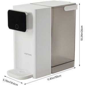 Instant Hot Water Dispenser with Touchscreen and Removable 3L Tank