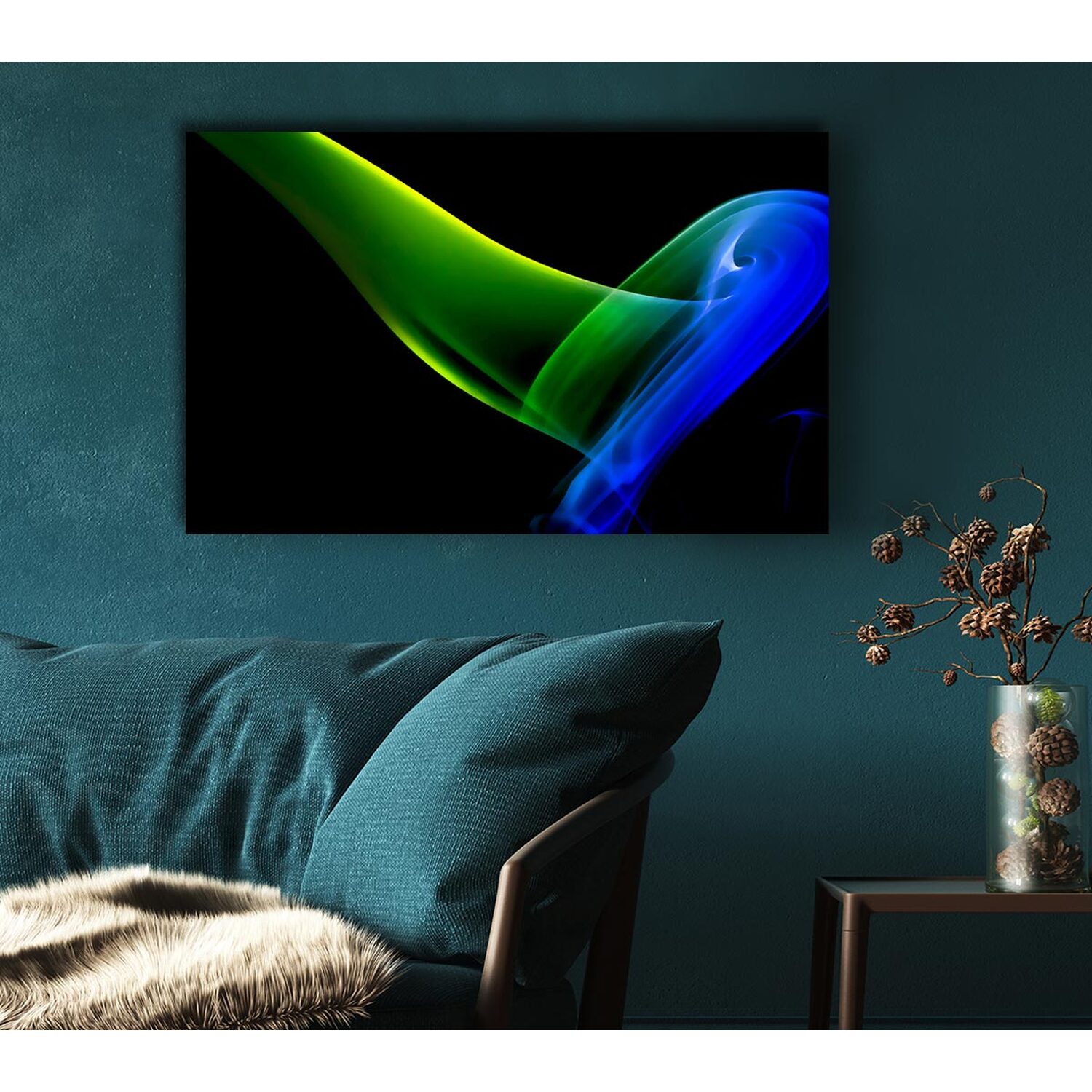 Energy Field Canvas Print Wall Art