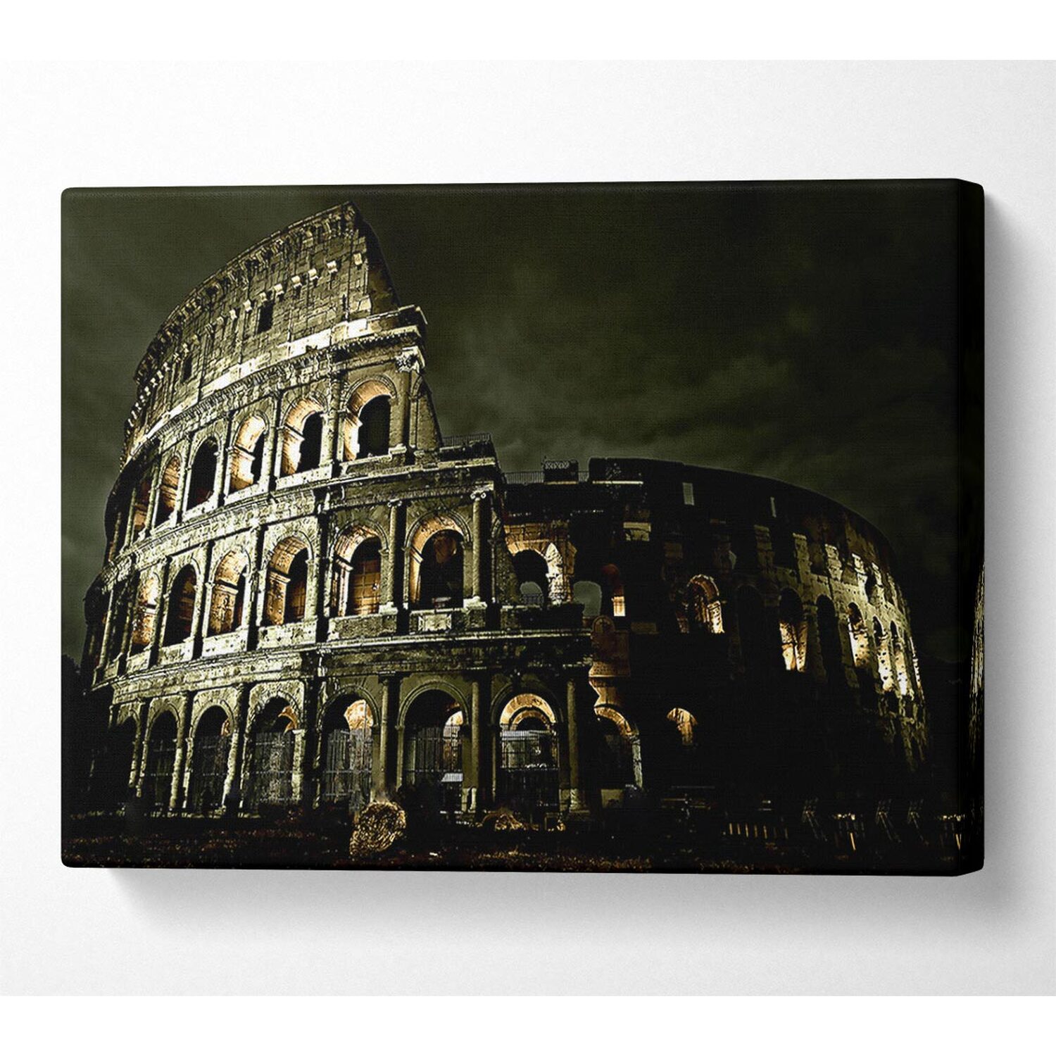 Colosseum Roman Architecture Canvas Print Wall Art