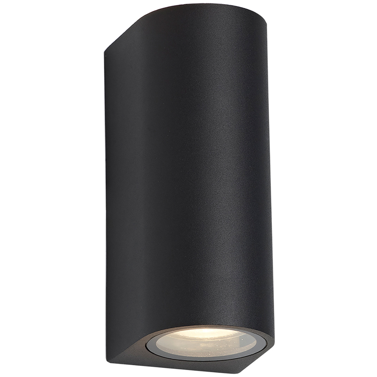 CGC EILEEN Black Outdoor Curved Double Spotlight