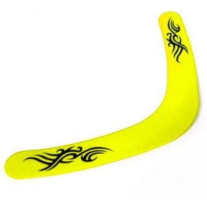 Set of 4 Large Neon Colour Boomerang Toys