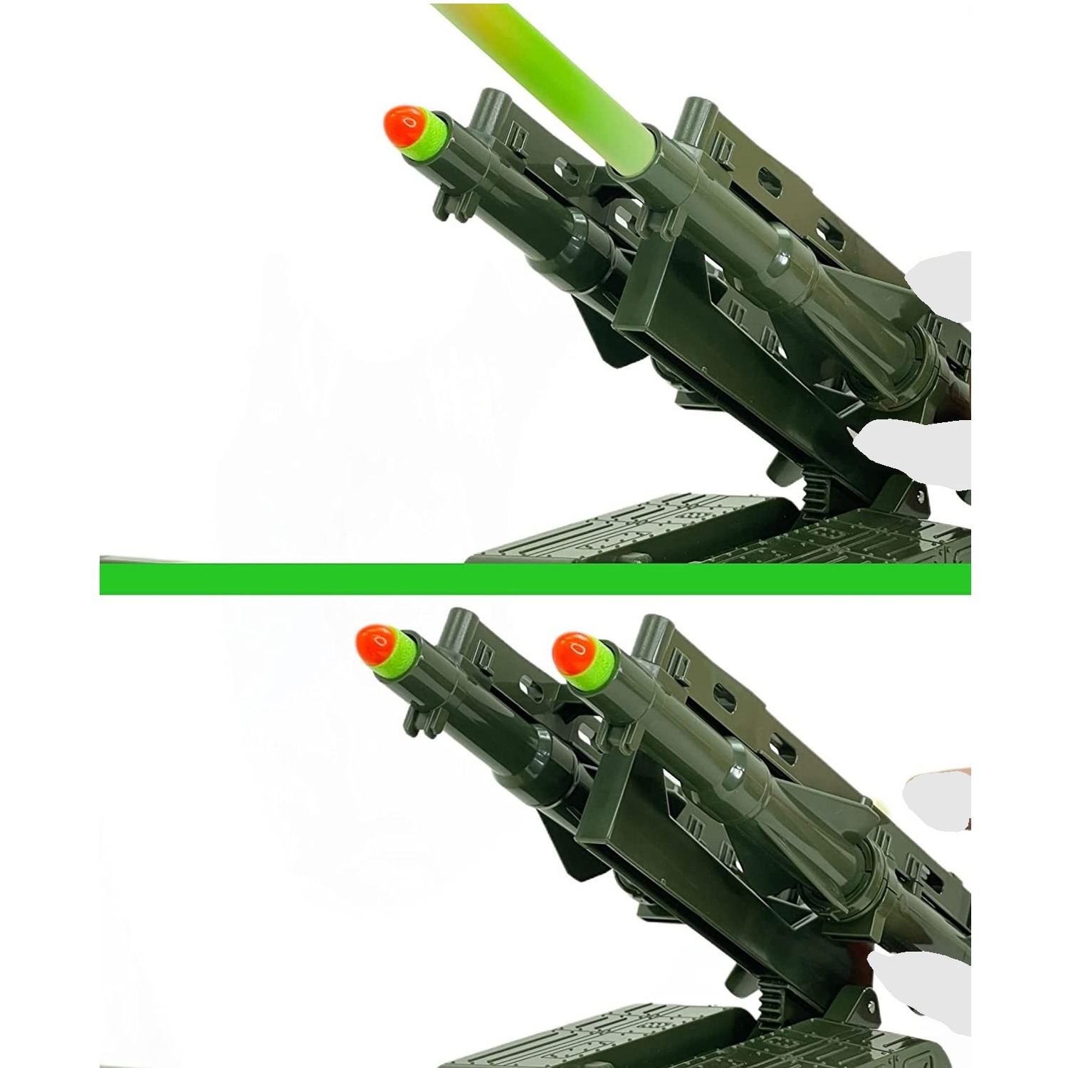 Military Missile Transport Army Truck Long Range Missile Toy Kids ...